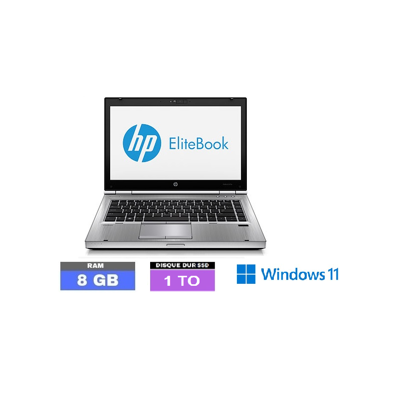 HP Elitebook 8470P Core i5 - 8 Go RAM - SSD 1 TO - Windows 11 - N ...