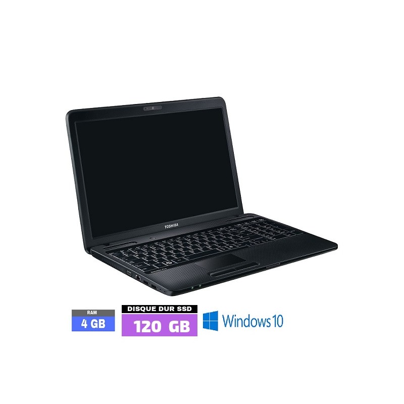 Toshiba Satellite Pro C660-10N sous Windows 10 - RAM 4 Go - SSD 120 Go ...